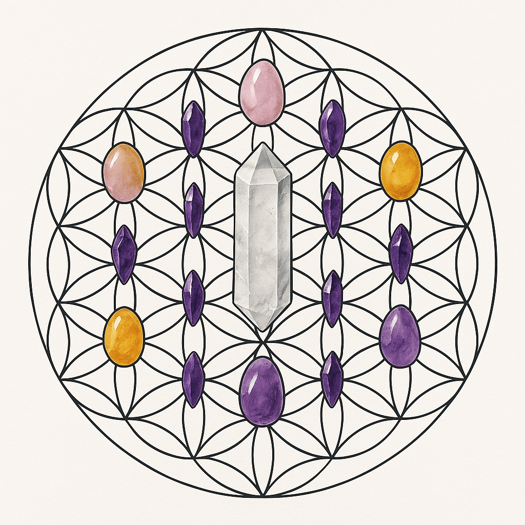 How to Set Up Crystal Grids: 5 Powerful Layouts