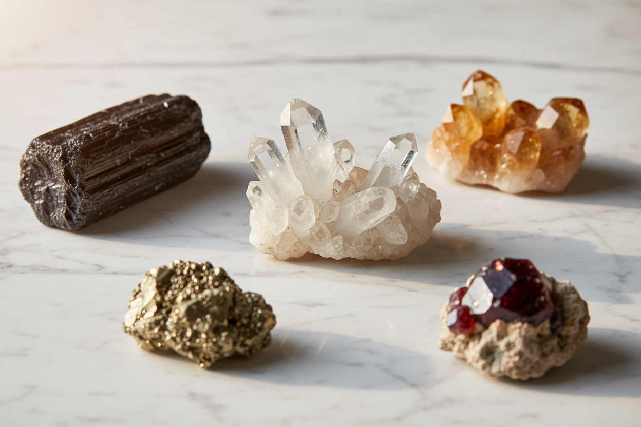 Raw Crystals & Clusters: Meaning, Benefits & Uses