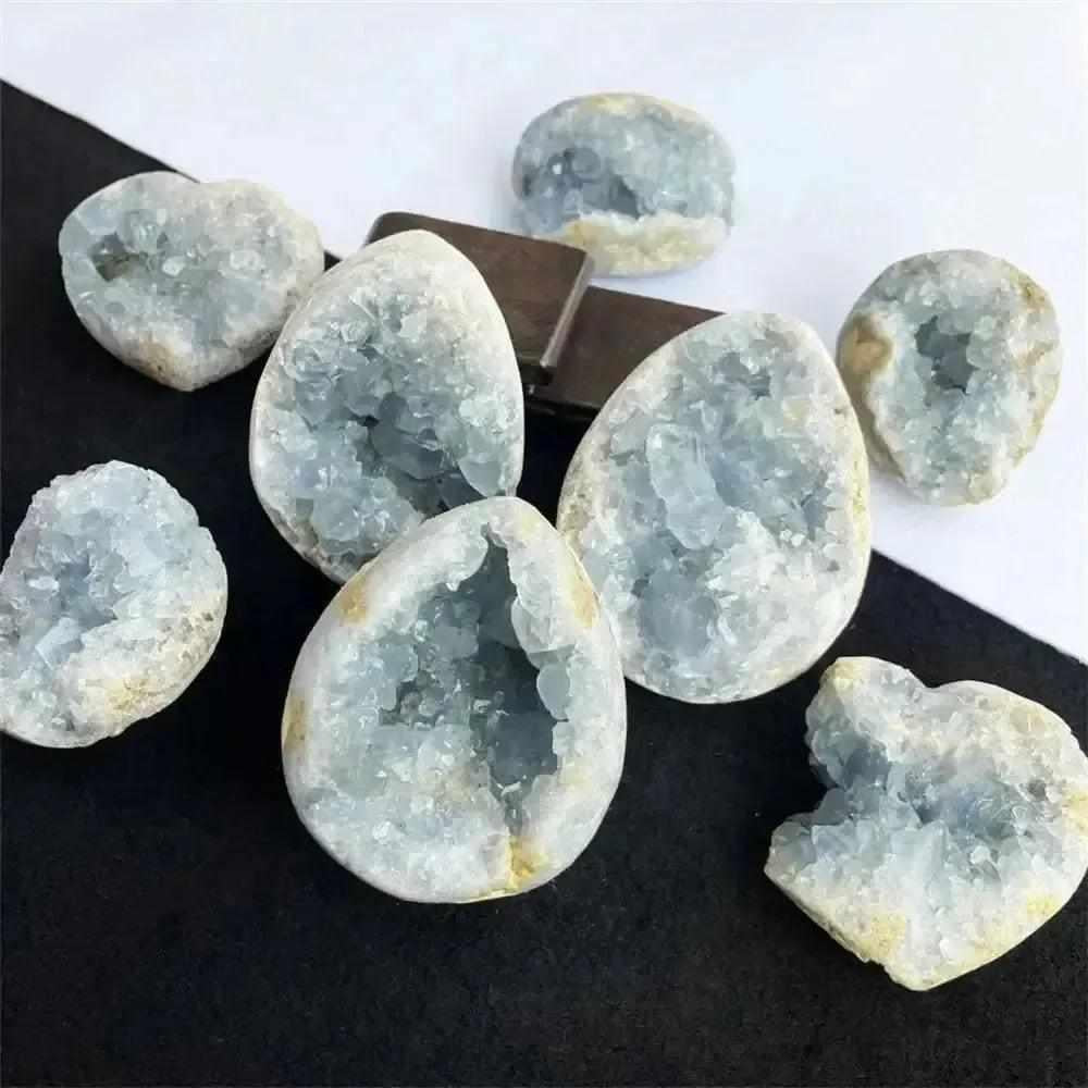 Blue Celestite Crystal Geode | Crystal Destiny